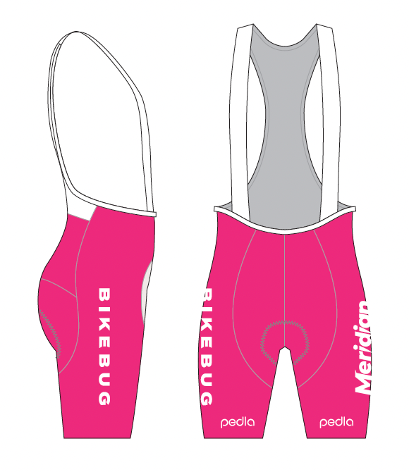 Meridian / Men's Training Bib Short - 2026 Supporter – Pedla Custom